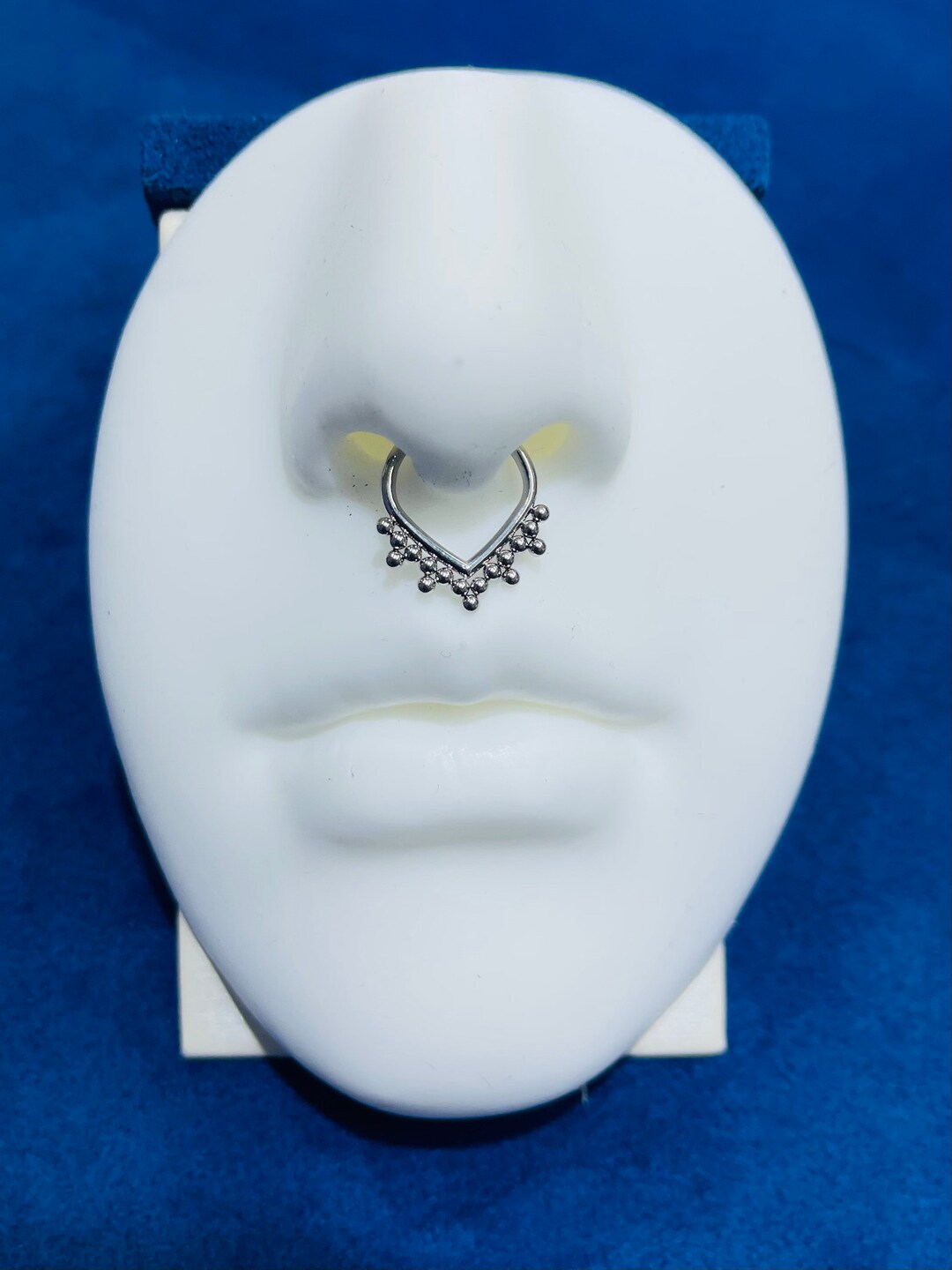 16G Dainty Design Hinged Spetum Ring Septum Daith Piercing - Etsy