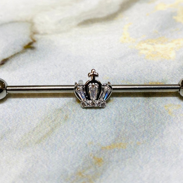Industrial Crown Piercing - Etsy