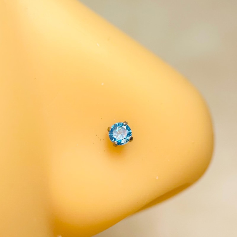 Blue Nose Ring - Etsy