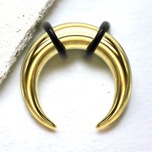 14G Gold Septum Pincher Ring Septum Stretcher Septum Hoop - Etsy