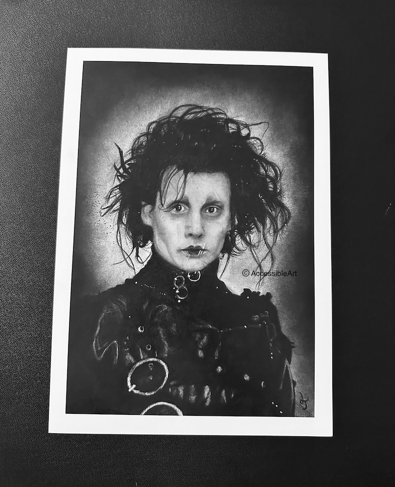 Edward Scissorhands Print - Etsy