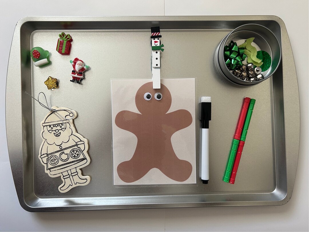 Gingerbread Man Magnetic Play - Etsy