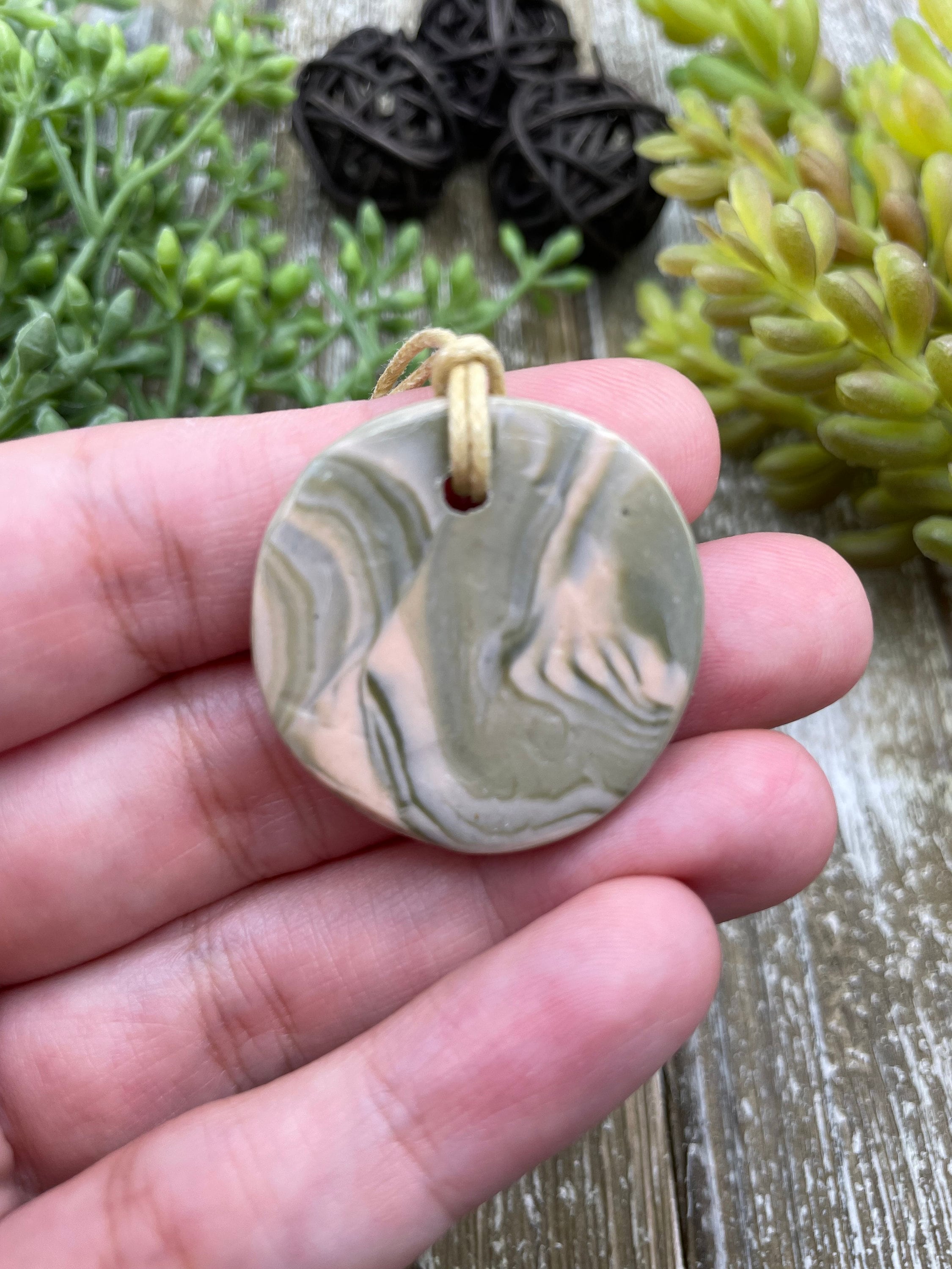 Fire li Trigram/i-ching Pendant Handmade Taoist Necklace - Etsy