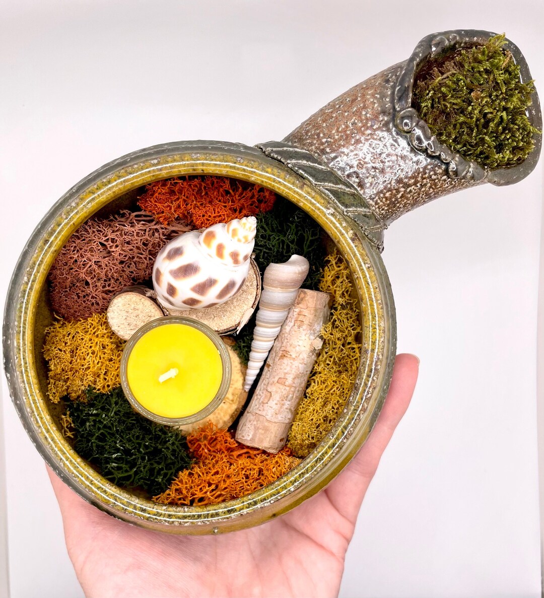 Sacred Garden Meditation Bowl With Natural Materials, Perfect Tool ...