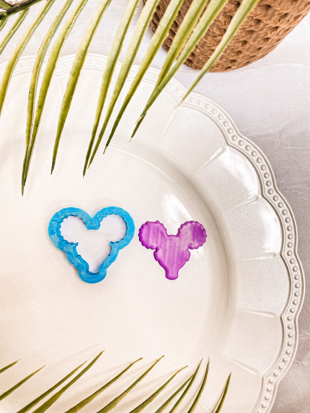 Two Puff Clay Cutters afro Puff Girl Cookie Cutter Polymer - Etsy