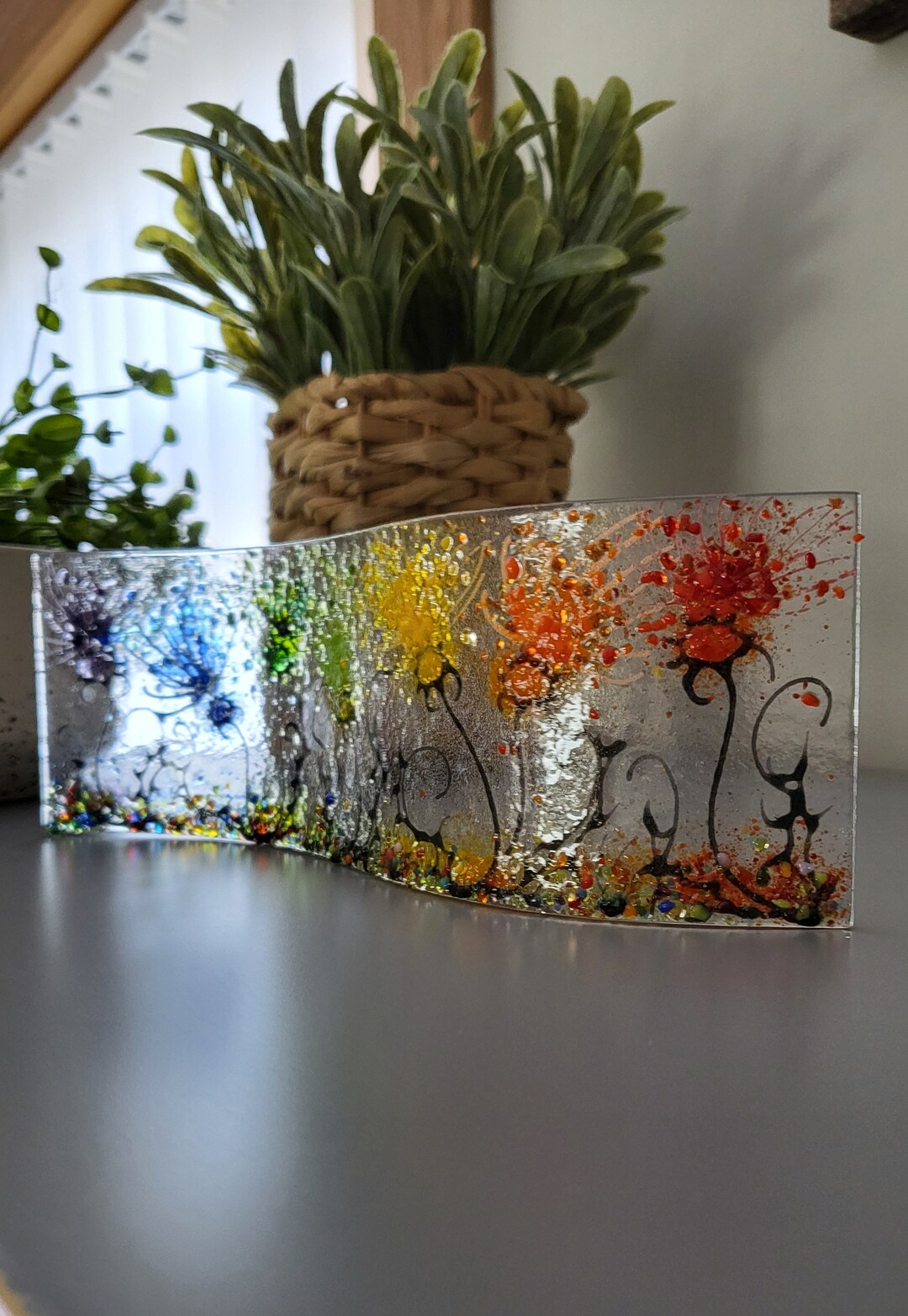 Rainbow Thistle Wave - Etsy UK