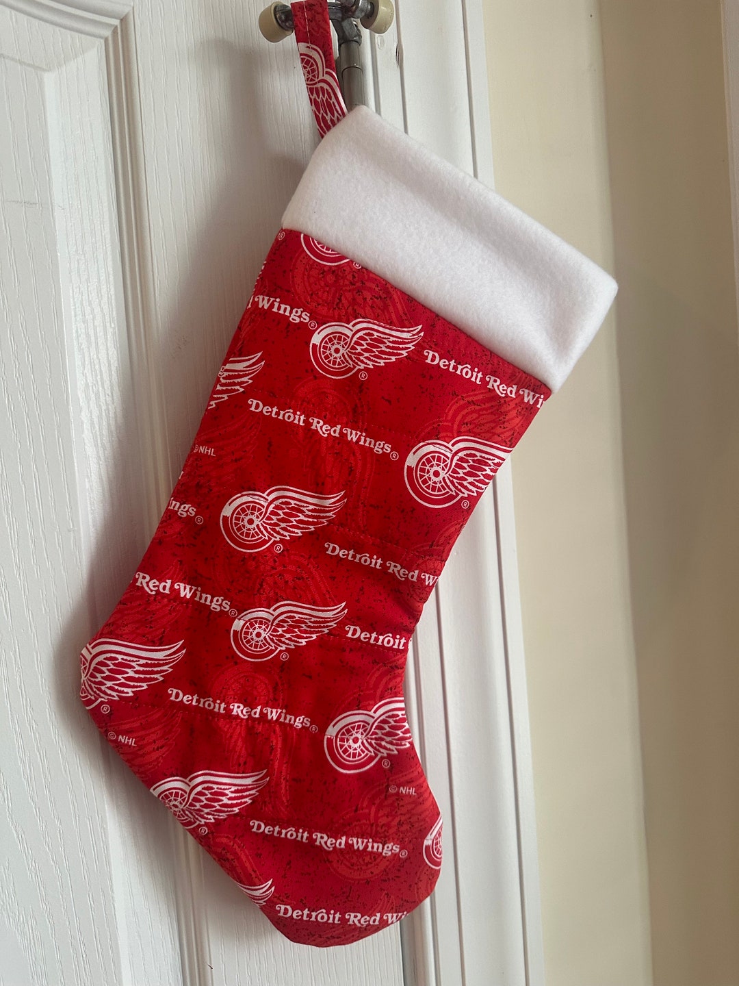 Detroit Red Wings Christmas Stocking Free Personalization - Etsy