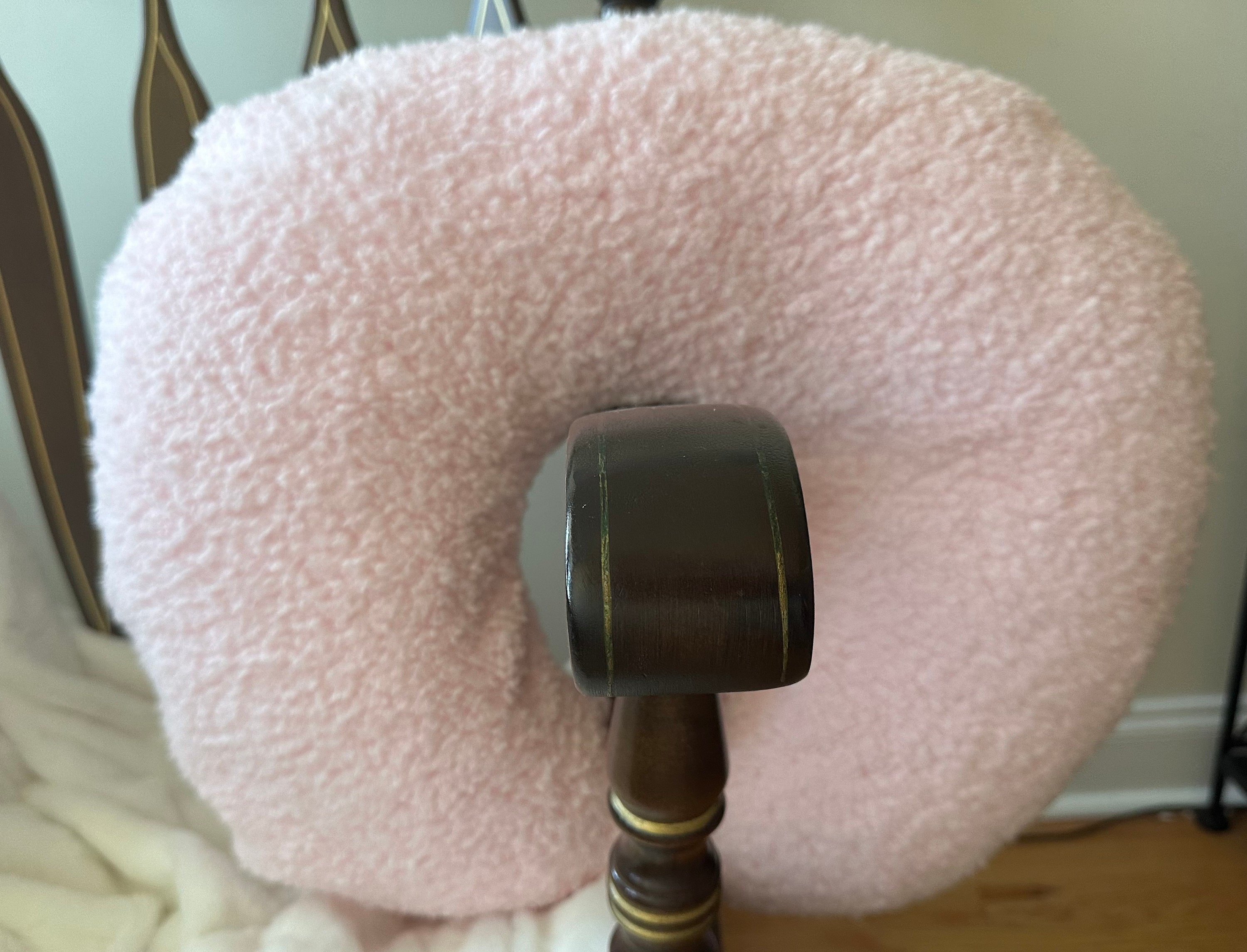 Teddy Bear Sherpa Light Pink Boppy Pillow Cover W/zipper Handmade - Etsy