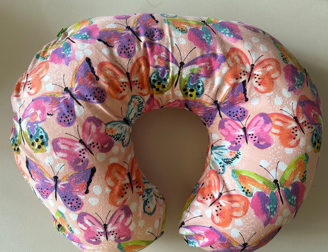 Butterflies Boppy Pillow Cover W/zipper Handmade - Etsy