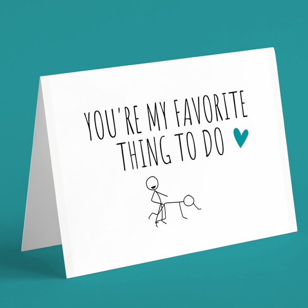 Funny Adult Greeting Card - Etsy