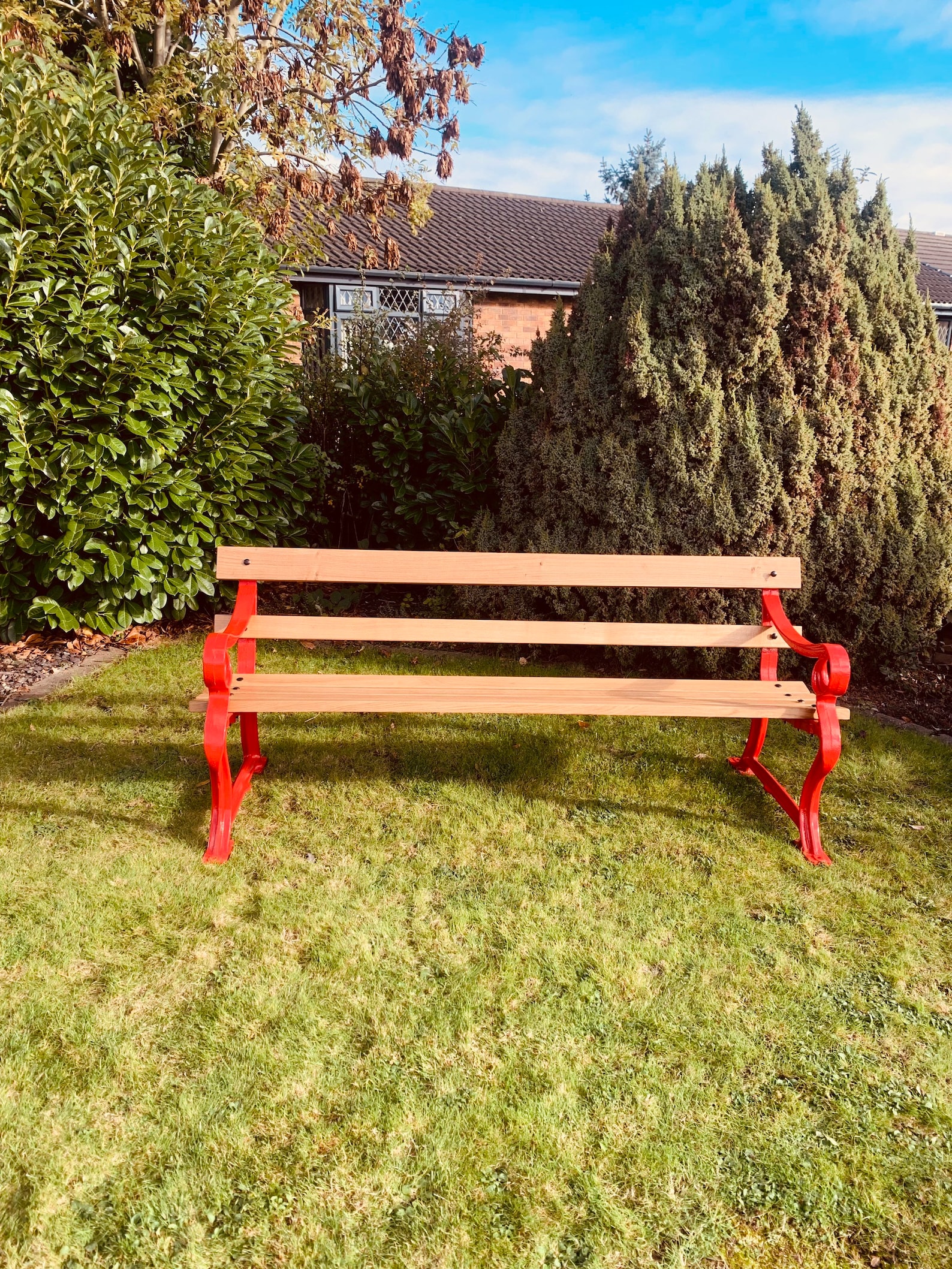 Fully Restored Cast Iron Garden Bench Seat Chair Patio - Etsy