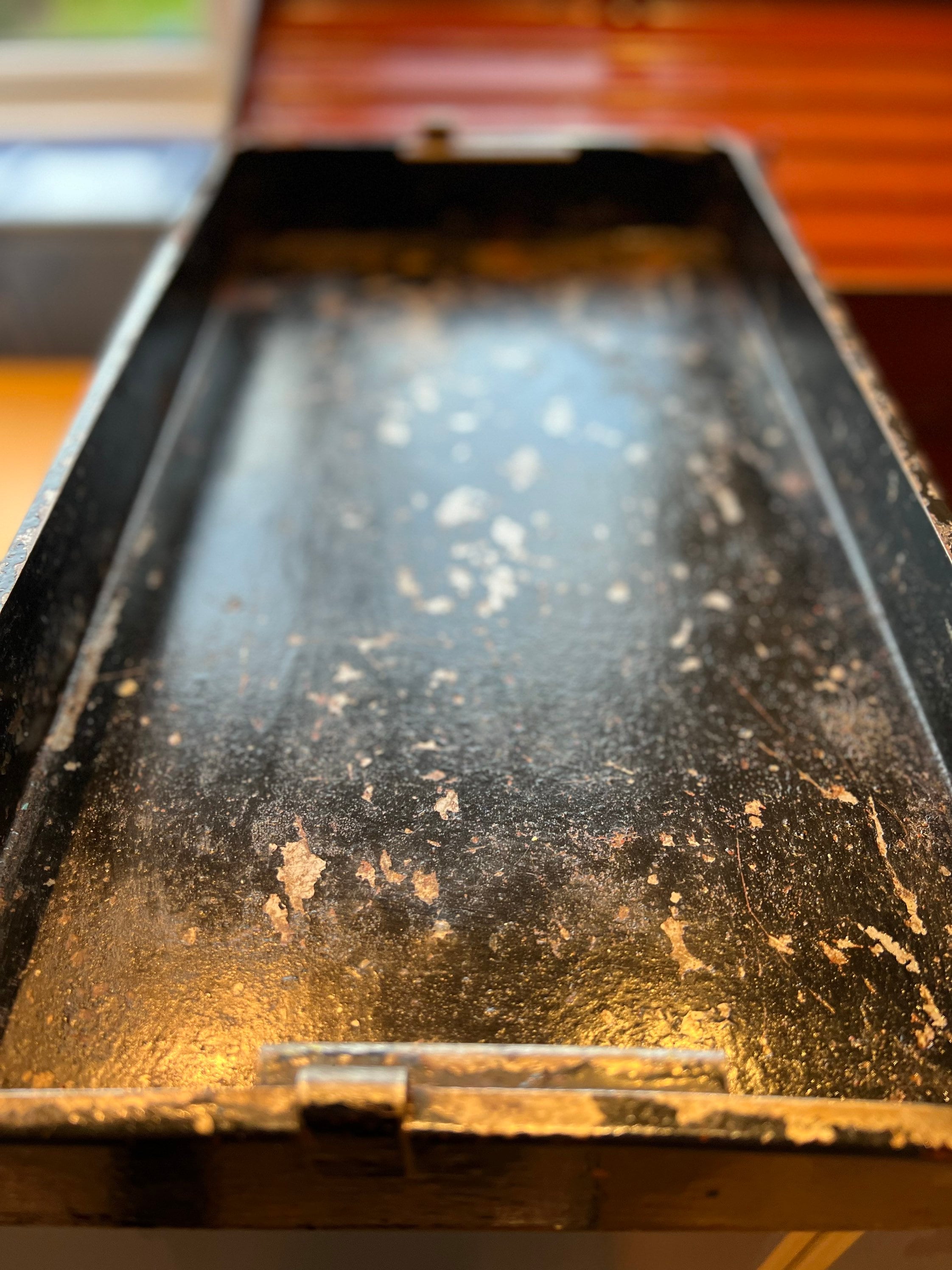 Metal Storage Trunk With Shelf Two Tiered - Etsy