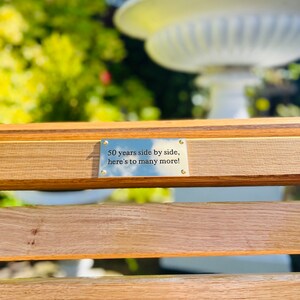 Memorial Birthday Gift Garden Bench - Etsy UK