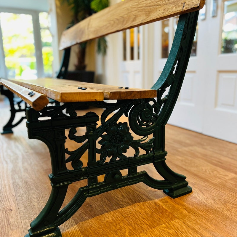 Vintage Railway Bench - Etsy UK