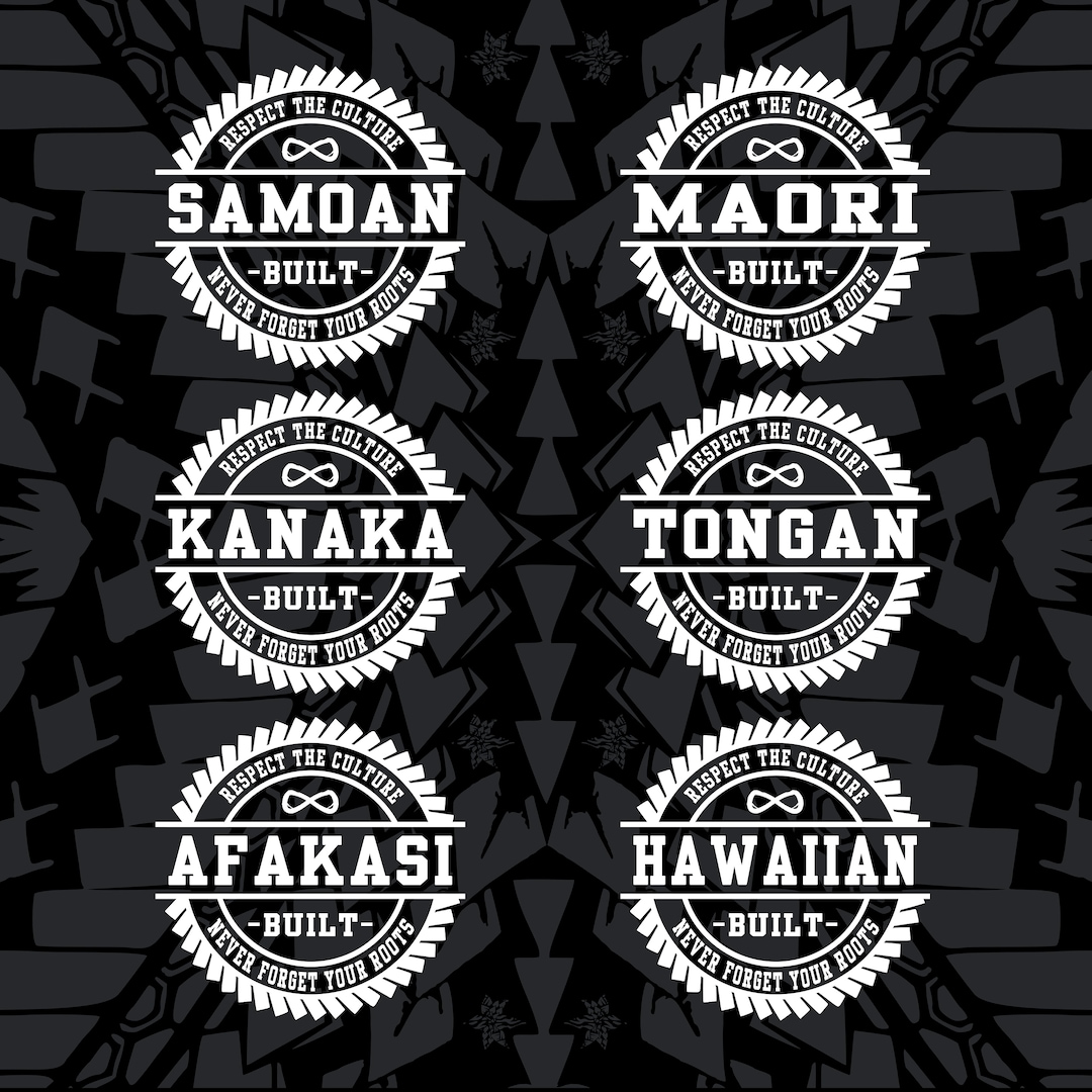 Polynesian Built Decal Sticker Samoan, Hawaiian, Tongan, Maori - Etsy ...