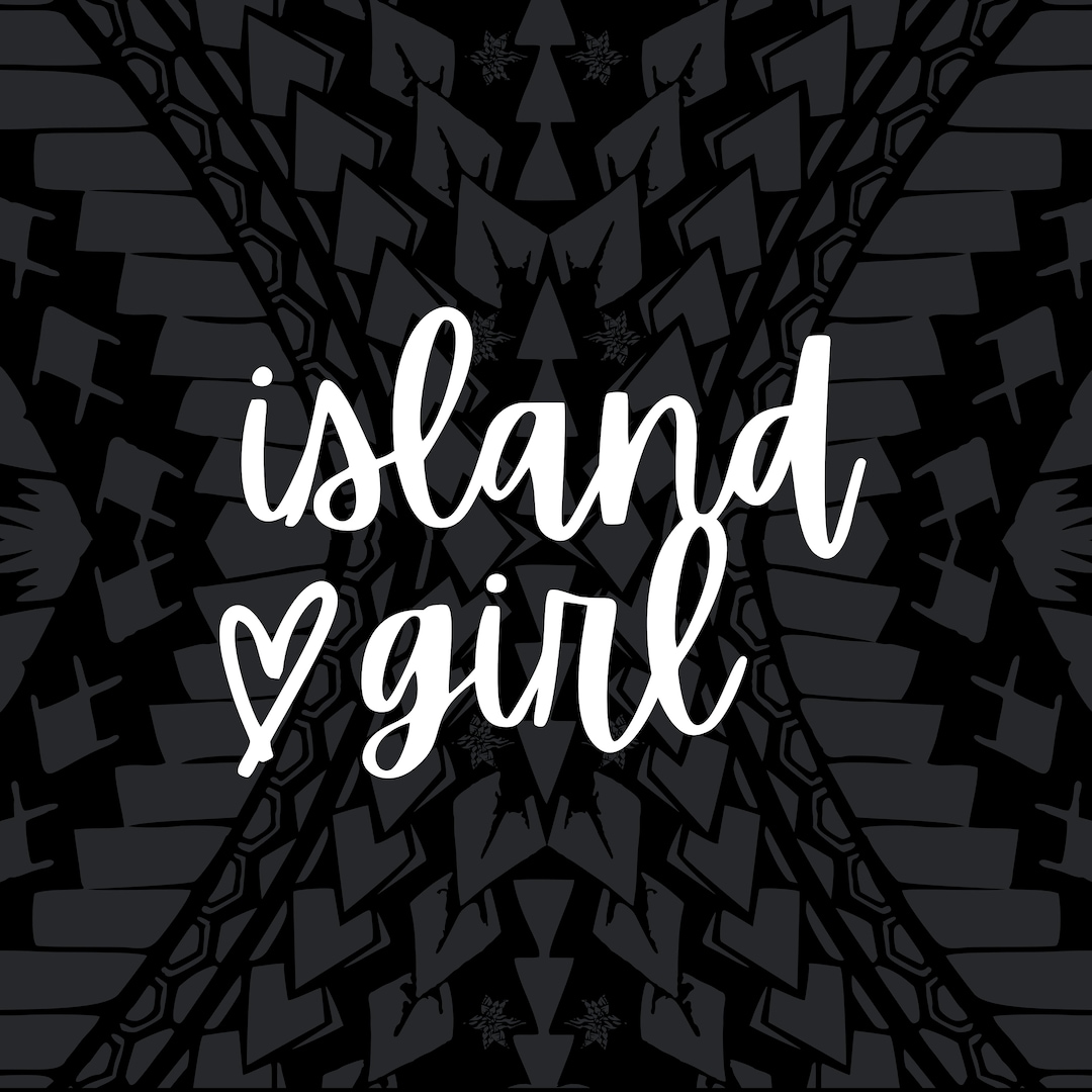 Island Girl Decal Sticker - Etsy