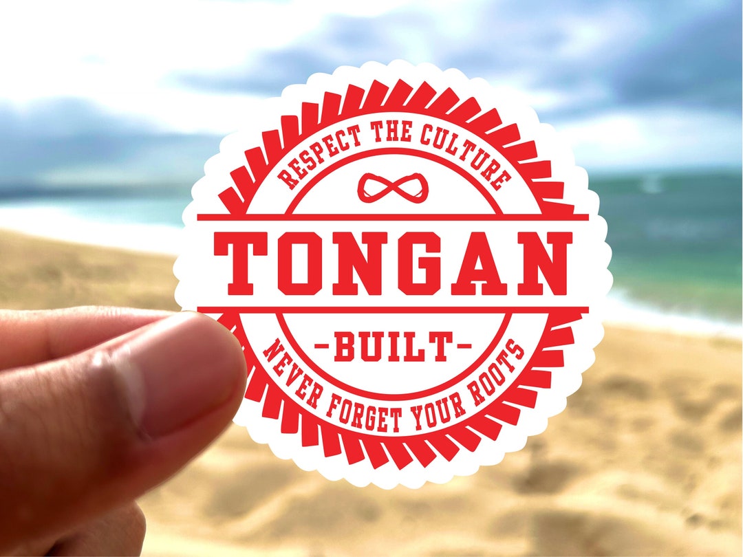 Tongan Built Sticker Tongan Culture Sticker Tongan Roots - Etsy