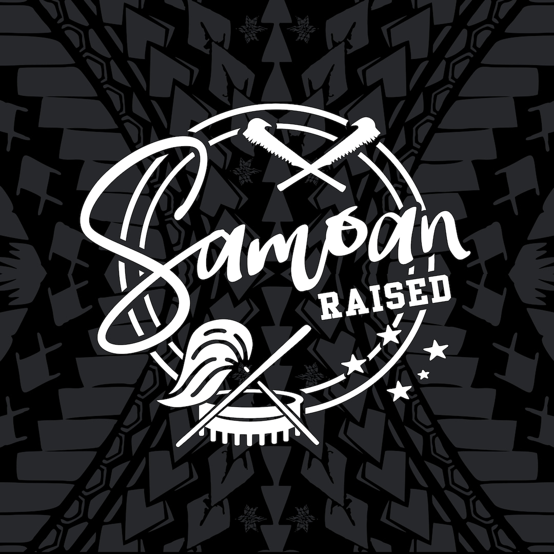 Samoan Raised Decal Sticker, Samoan Pride - Etsy