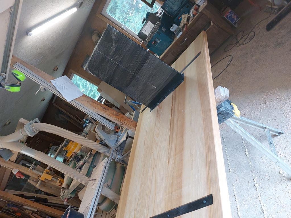 Table Dining Table Solid Ash Wood Scenery Table - Etsy