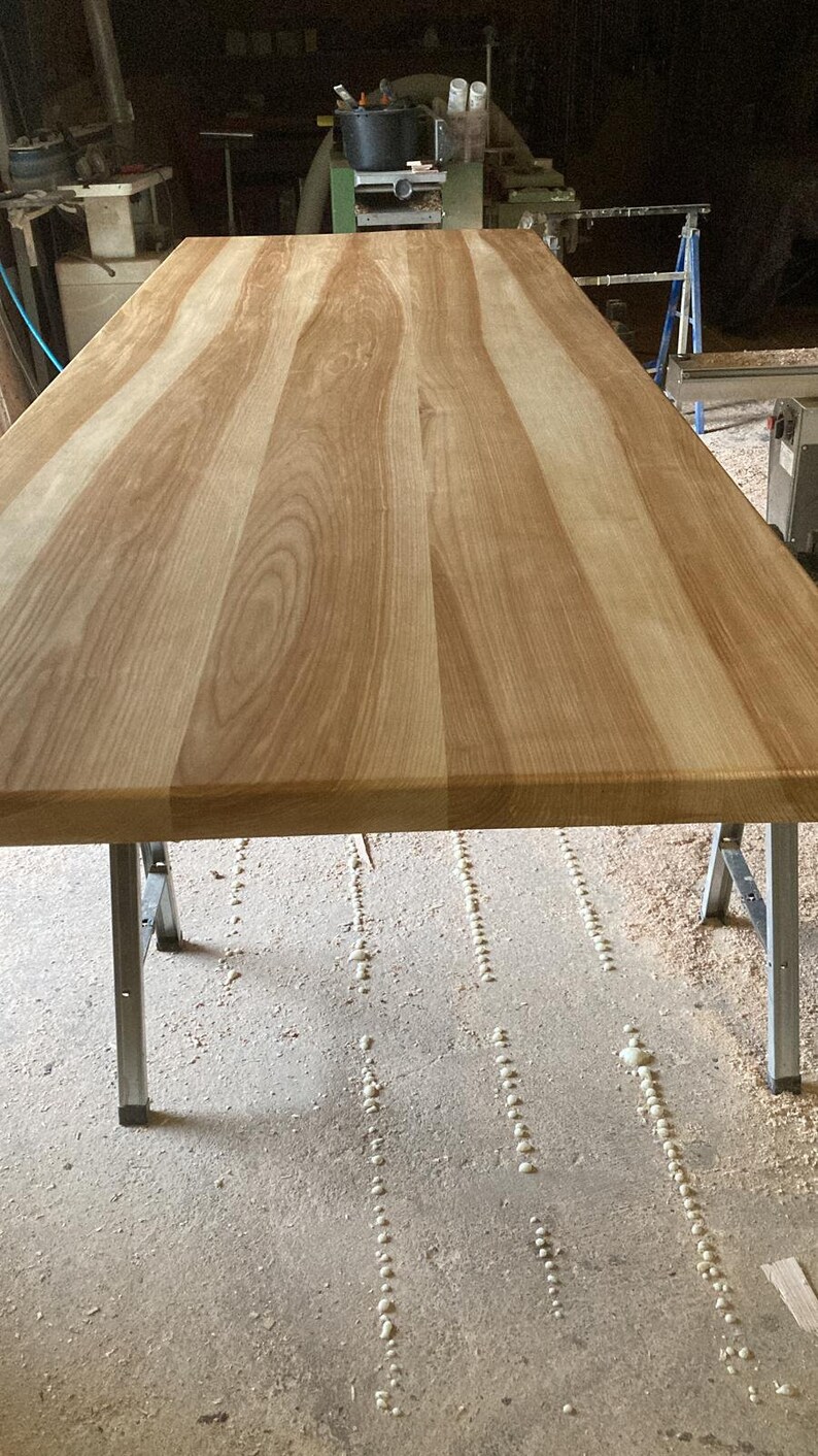 Table Dining Table Solid Ash Wood Scenery Table - Etsy