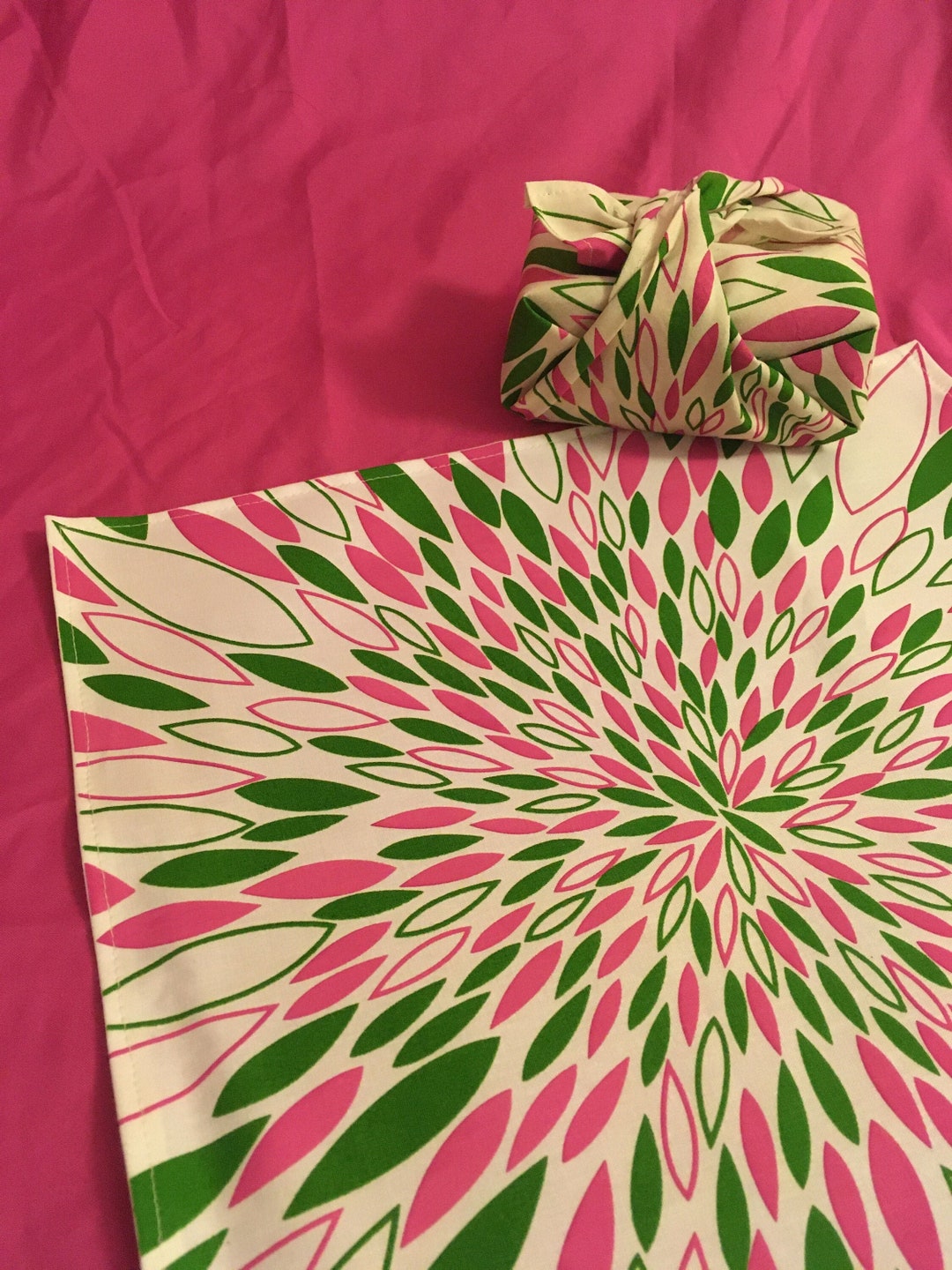 Heirloom Rewrap Tasmanian Trigger Plant Furoshiki Reusable Giftwrap ...