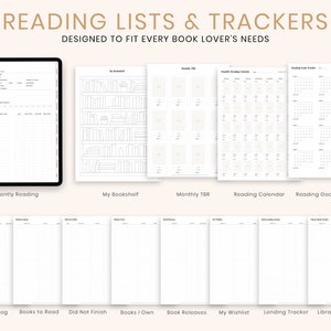 Digital Reading Journal, Digital Reading Planner, Digital Journal ...