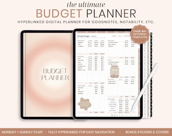 Digital Budget Planner, Finance Tracker, Finance Planner, Digital ...