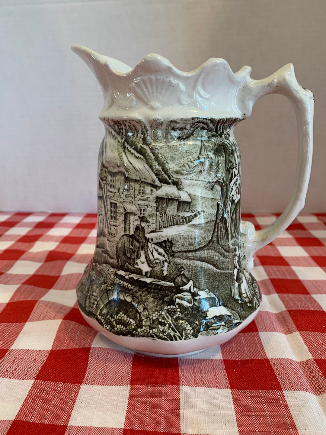 ENGLISH TOILE PITCHER - Etsy