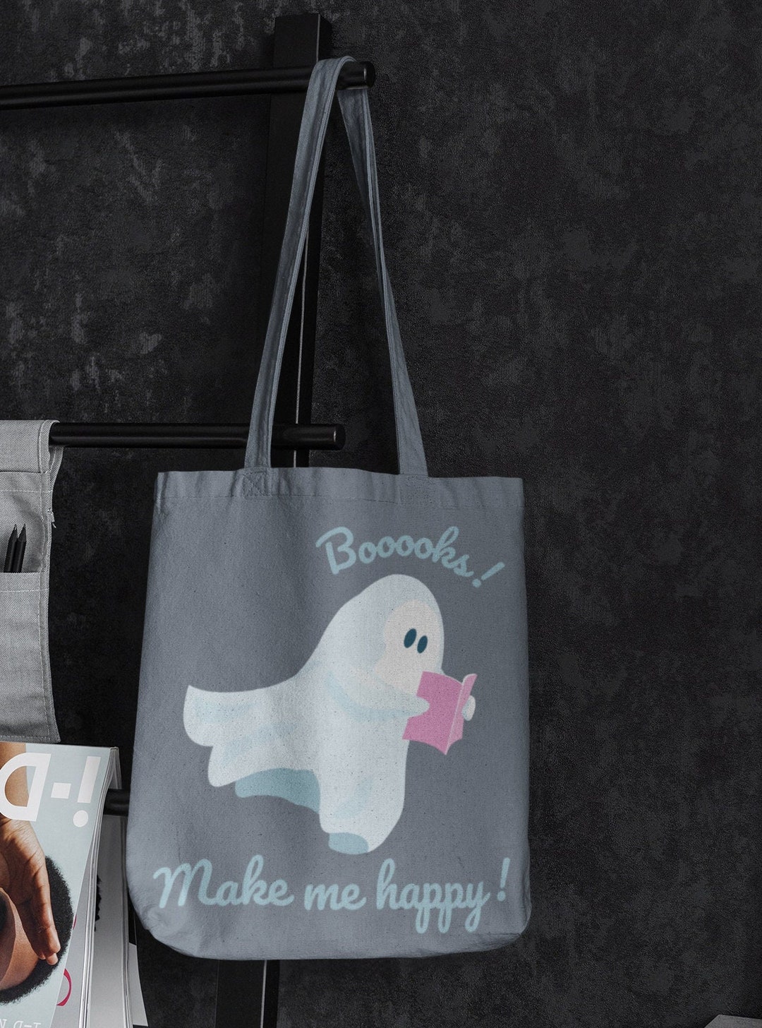 Halloween Librarian Png Media Center Png Halloween Tote Bag Png Png for ...
