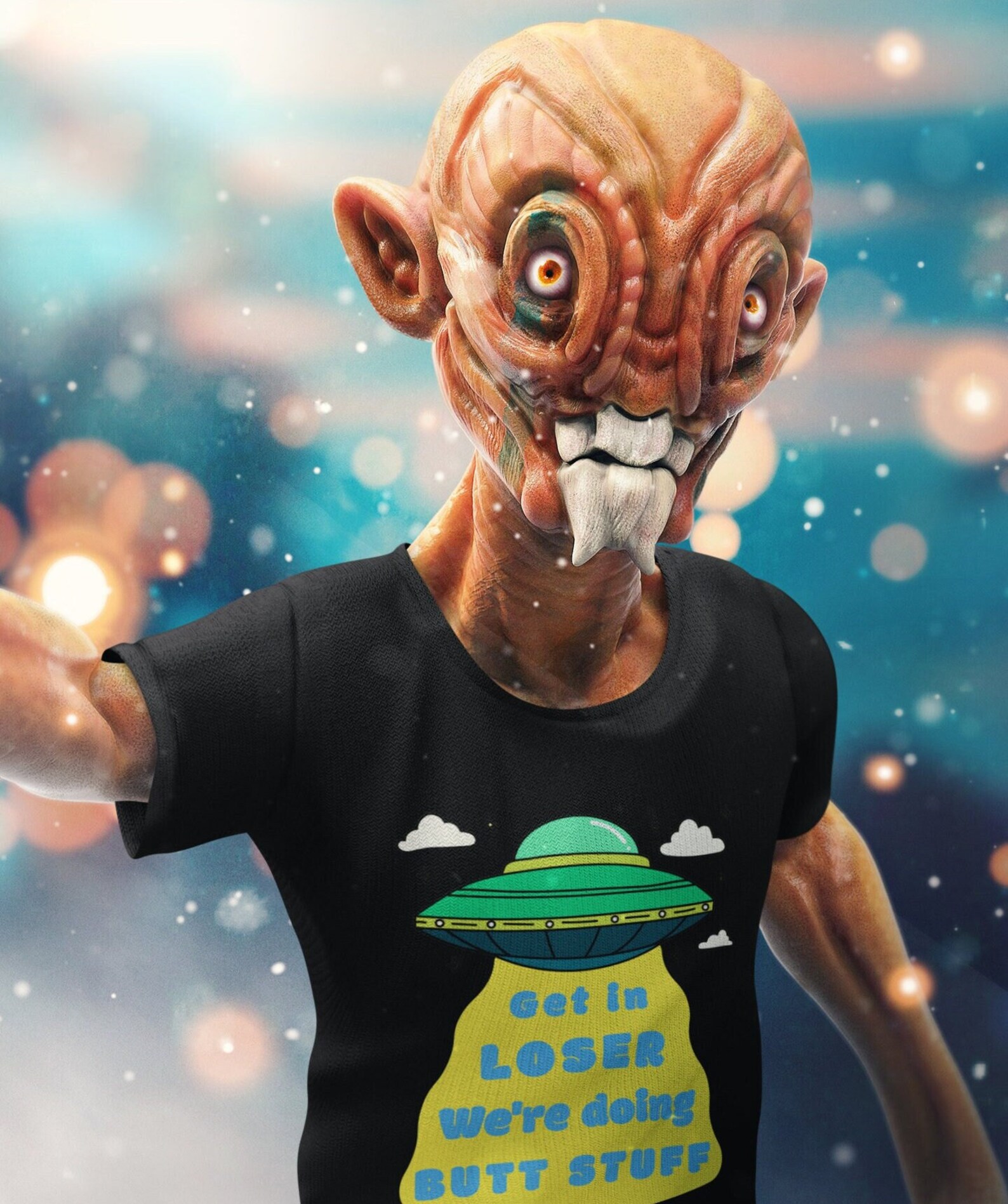 Alien Abduction Png Rude Alien Png Area 51 Png ET Png - Etsy