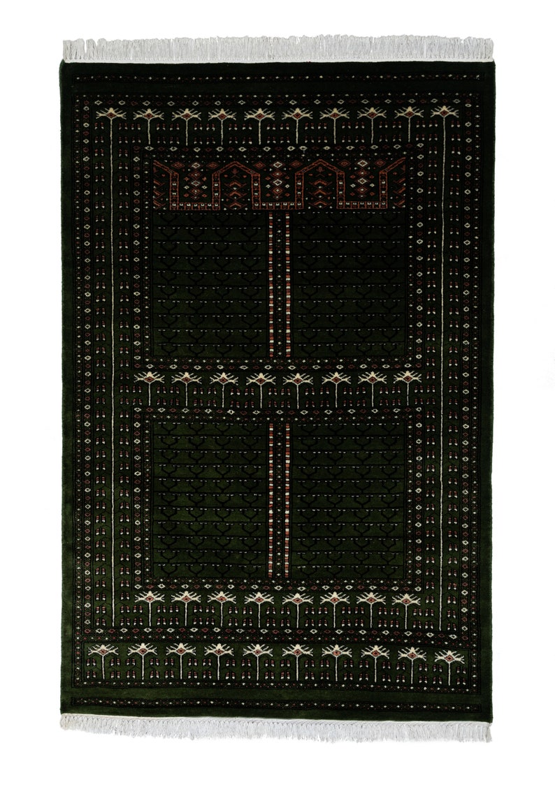 Olive Green mehndi Wind Palace Design Rug Wool Olive Green - Etsy UK