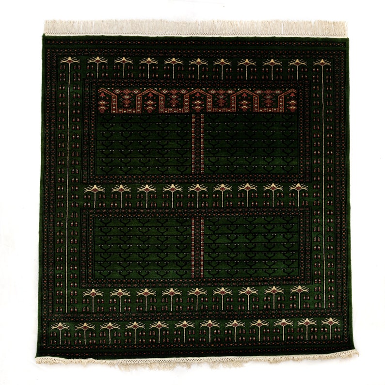 Olive Green mehndi Wind Palace Design Rug Wool Olive Green - Etsy UK