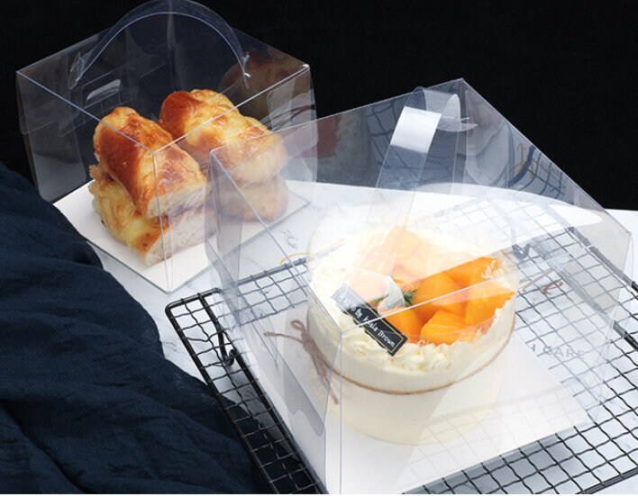 5 Boxes of 5 or 6 Small Cake Box Favor Box With Handle Canada - Etsy