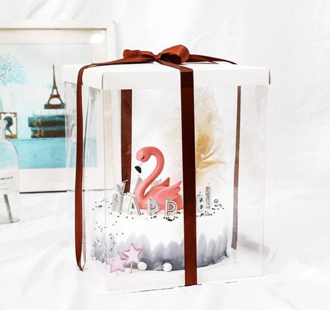 5 Boxes of 9 Tall Premium Cake Boxes, 14x14x9, Custom Cake Display ...