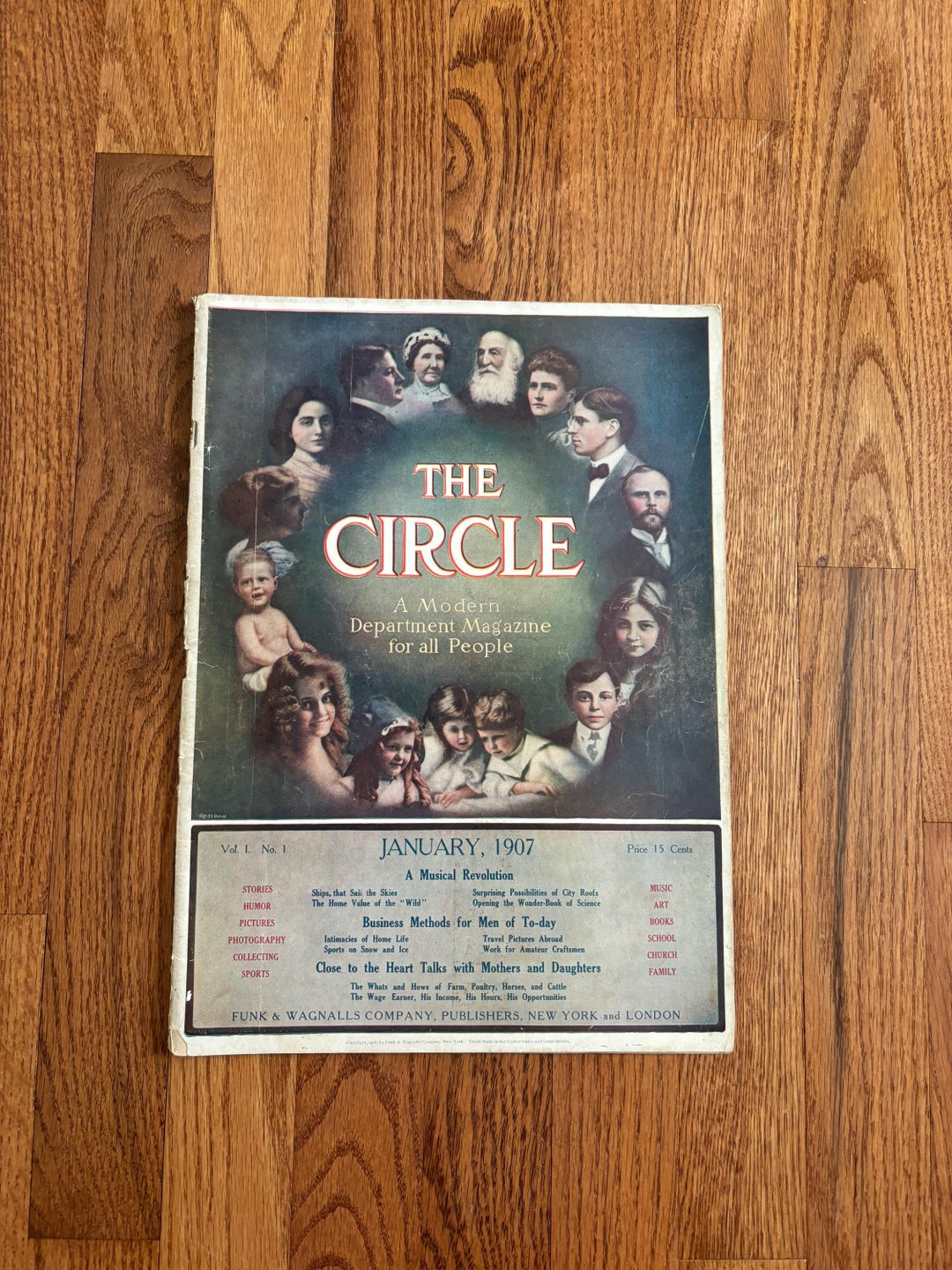 1907 January the Circle Magazine, Vol. I, No.1, New York, London, New ...