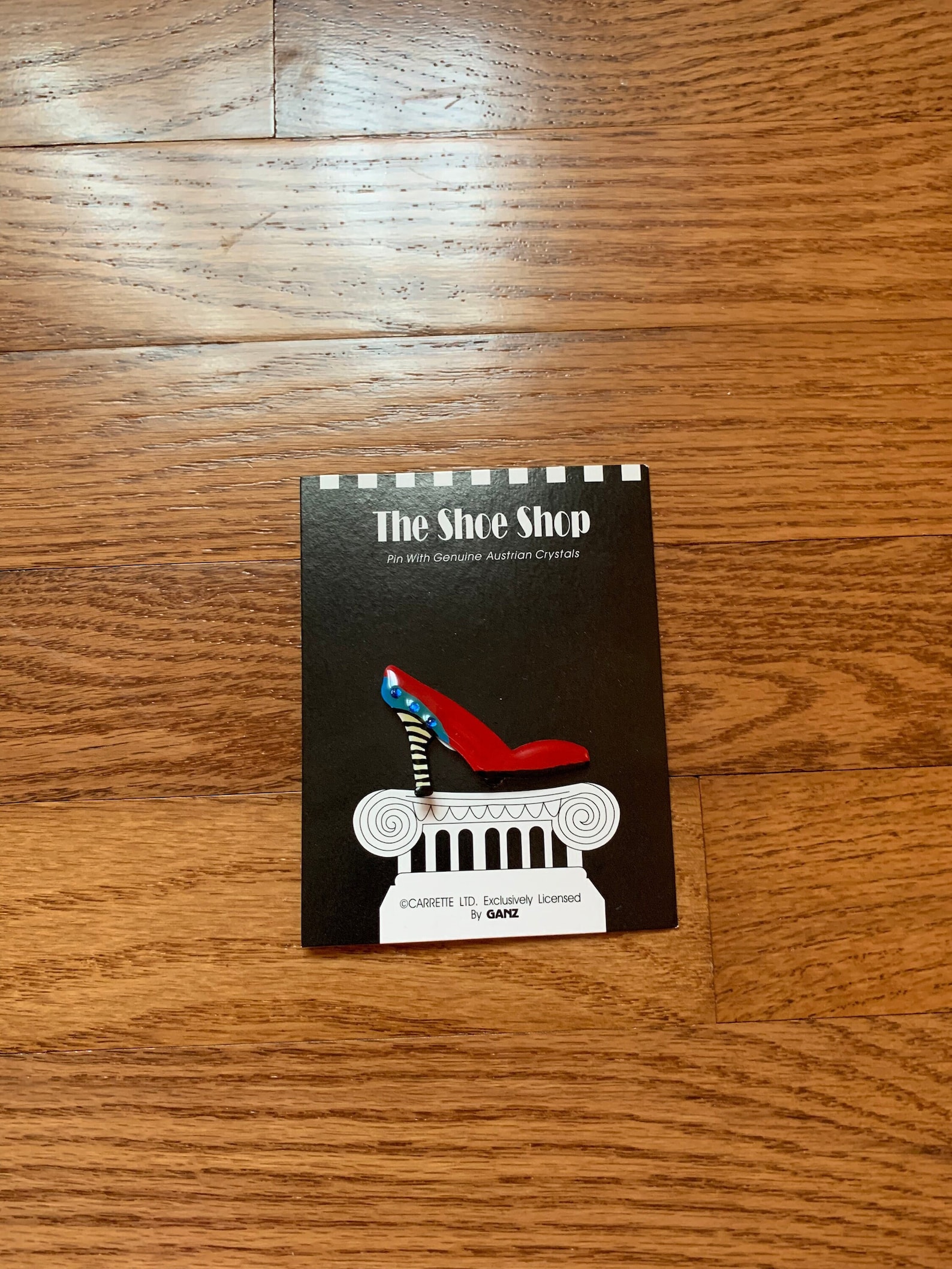 RARE the Shoe Shop Pin With Genuine Austrian Crystals, by Ganz, N ...