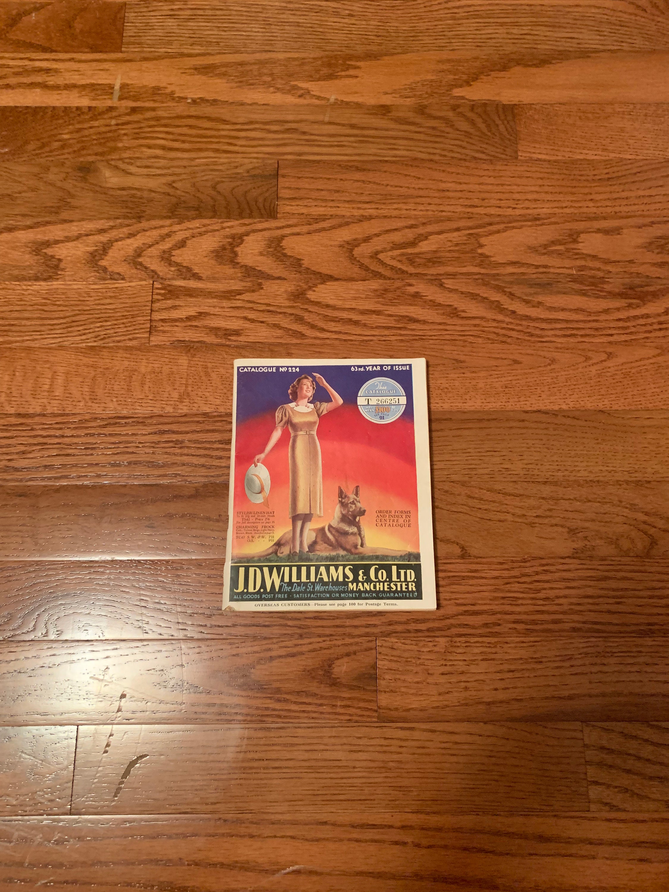 RARE 1940's J.D. Williams & Co. LTD, Manchester, England, Catalog, No ...