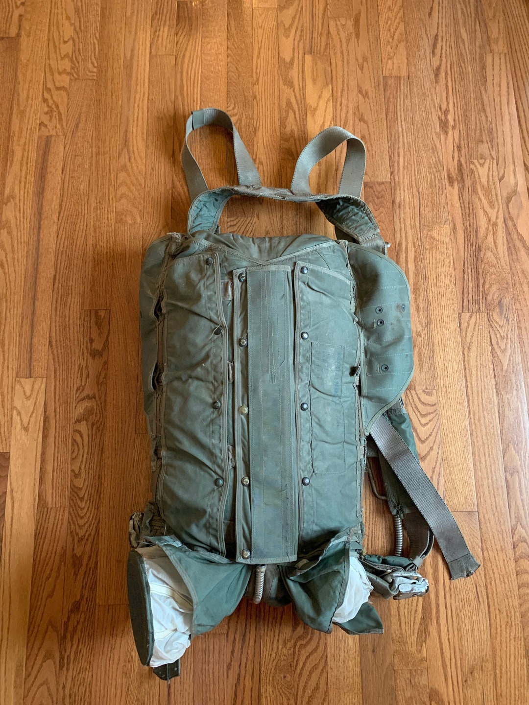 1966 Aug, Military Vietnam War, Back Style Parachute, Pilot Chute, M ...