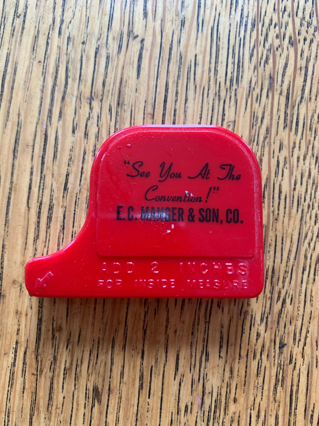 1950's Measuring Pocket Metal Tape, Advertising, "see You at the ...