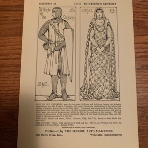 1923 Costume Design by Eudora Sellner, 24 Plates, 48 Different Costumes ...
