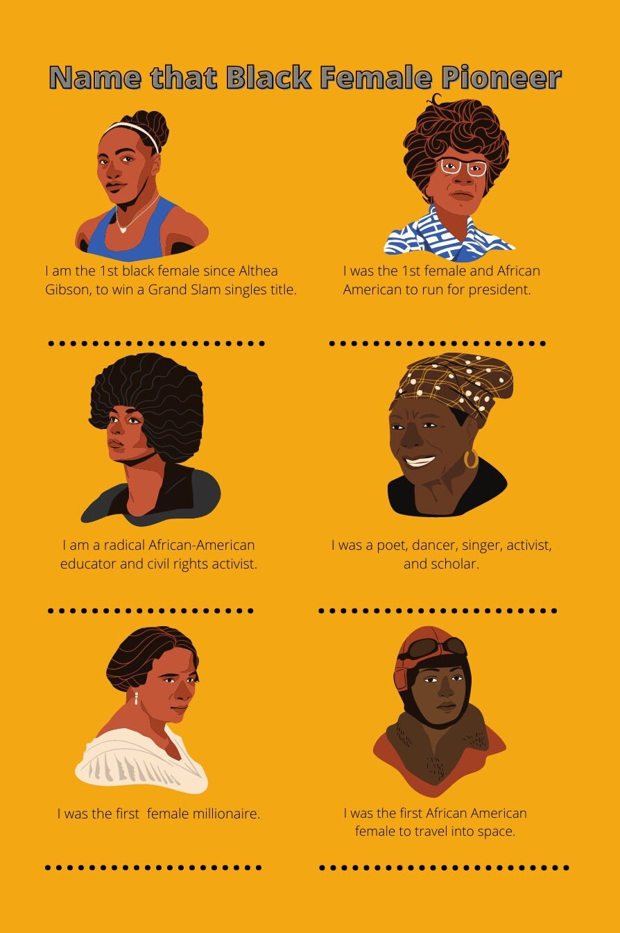 Black History Month (BHM) 101 | A Fun Workbook for All Ages | 12 Full ...