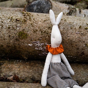 DIY Large Rabbit Toy Sewing Pattern | Cute Scandi Rag Heirloom Doll ...