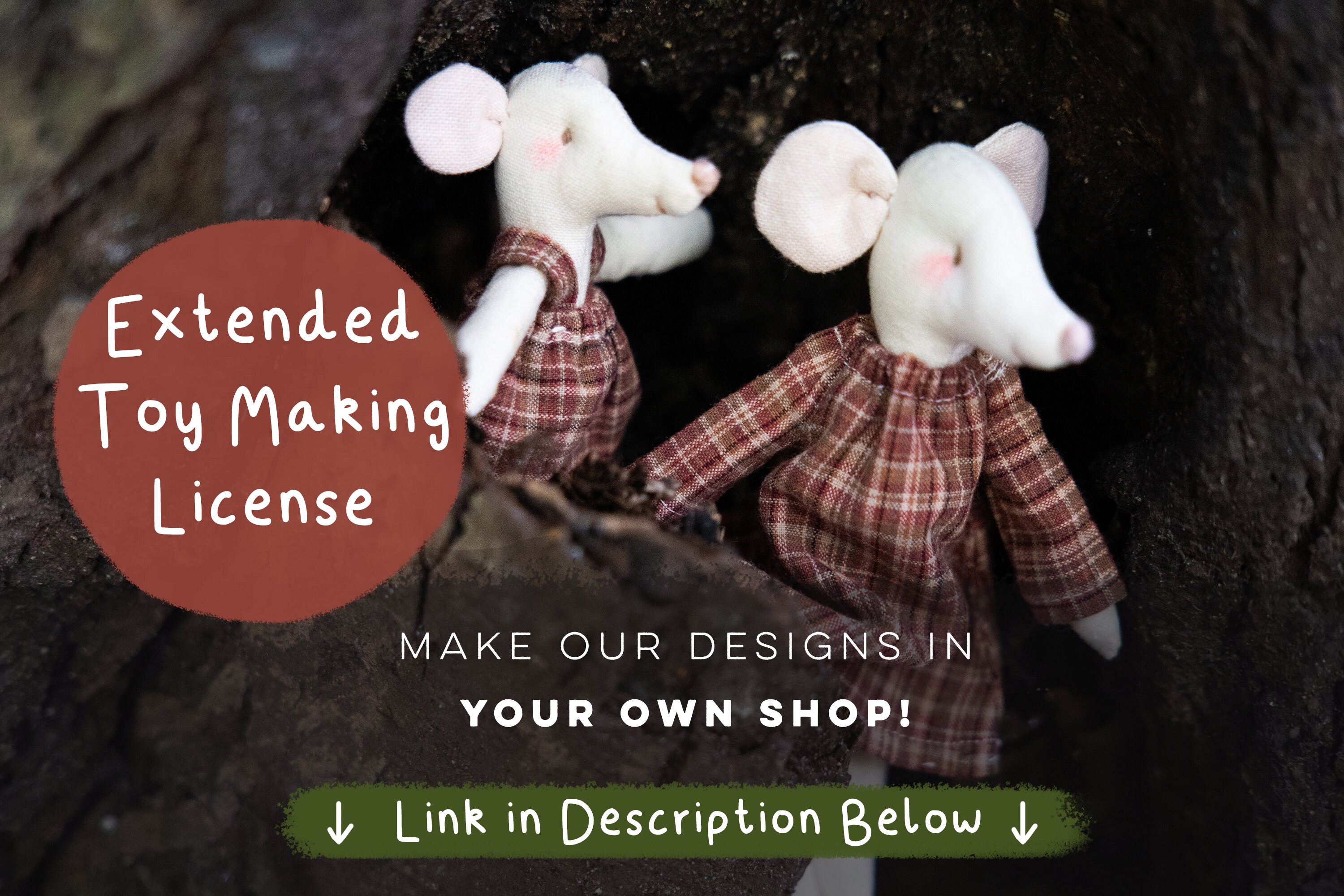 DIY Mini Brother & Sister Toy Sewing Pattern Cute Kawaii Scandi Rag ...