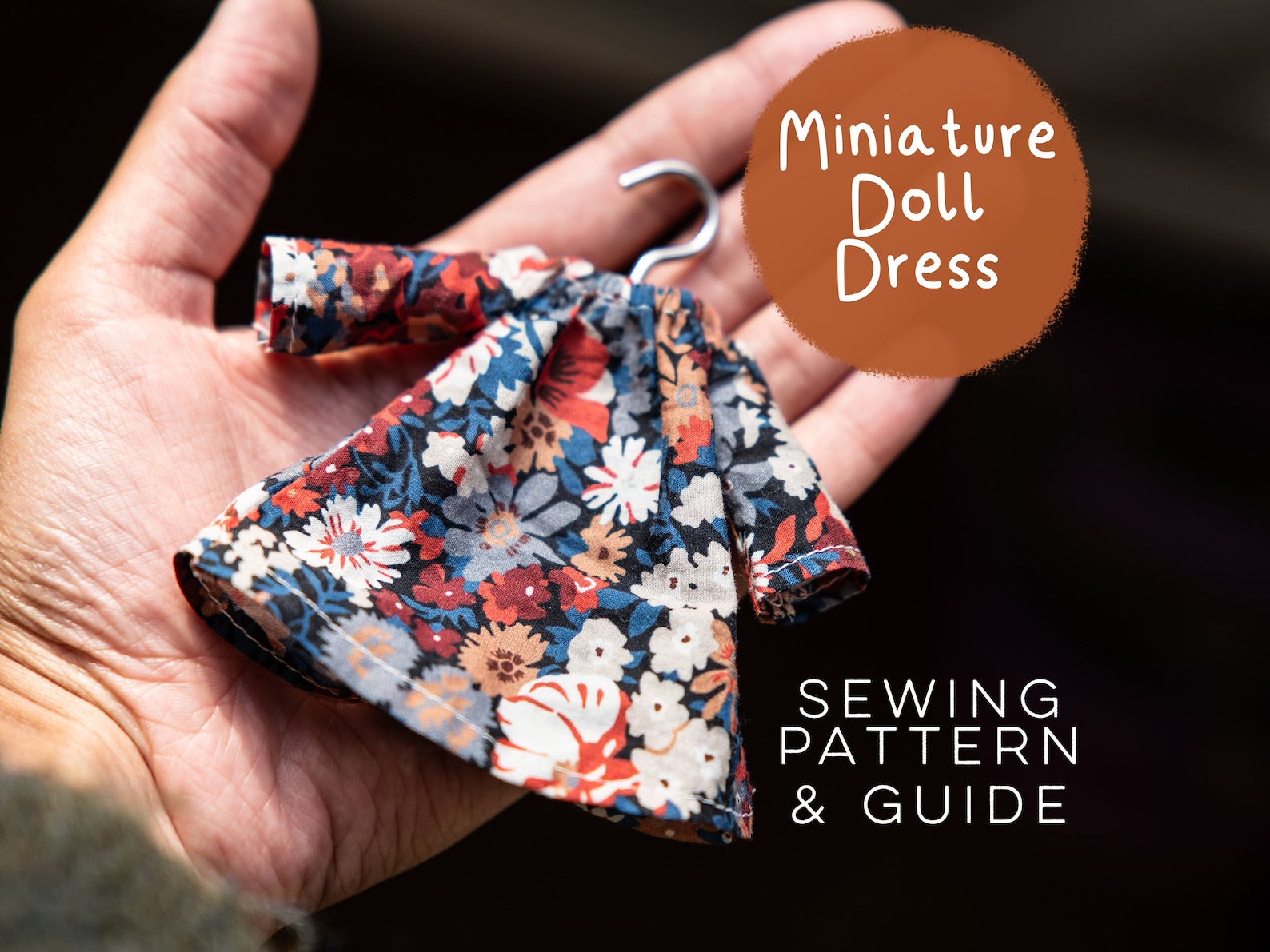DIY Mini Doll Dress for Mouse Clothes Sewing Pattern Cute Clothing ...