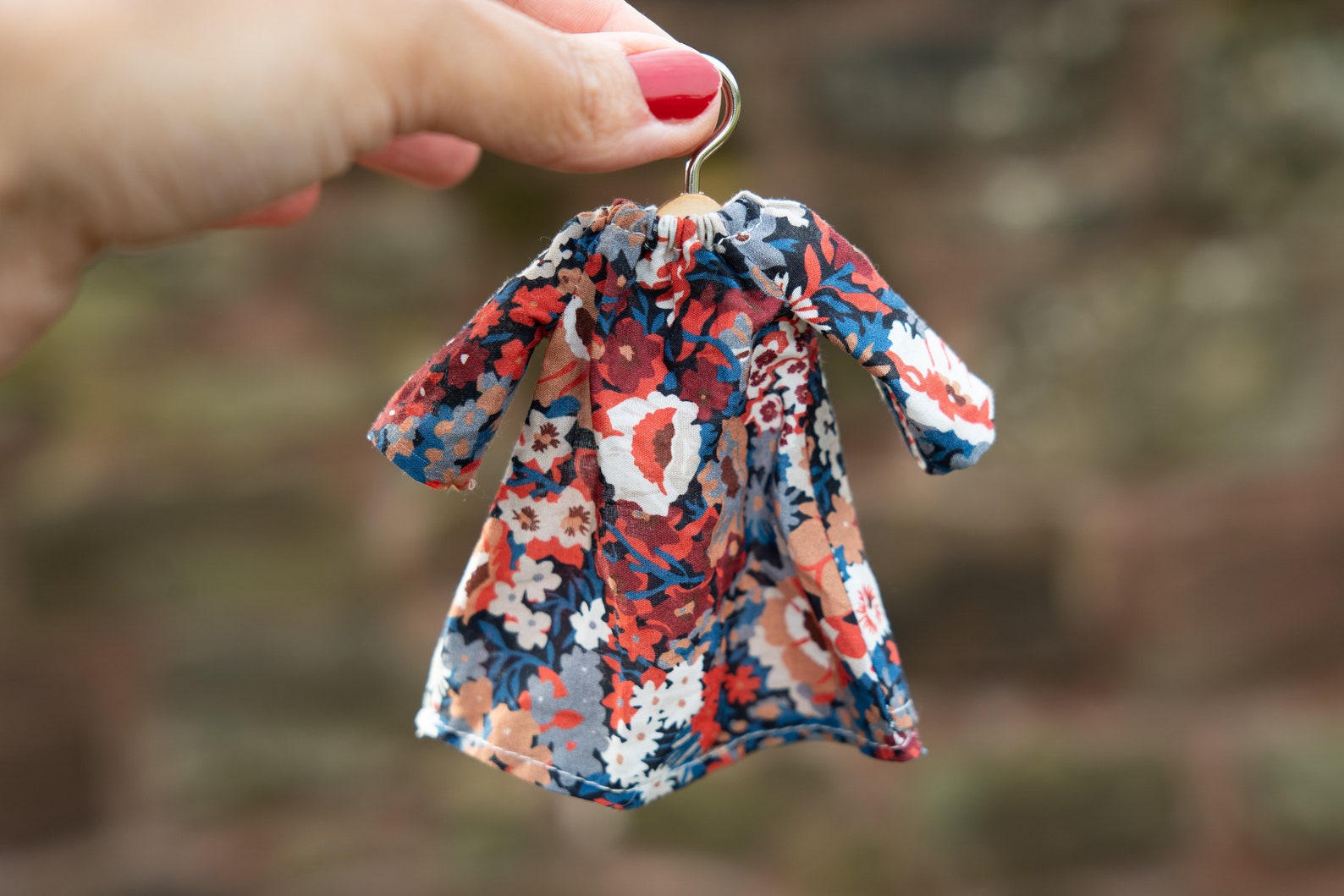 DIY Mini Doll Dress for Mouse Clothes Sewing Pattern Cute Clothing ...