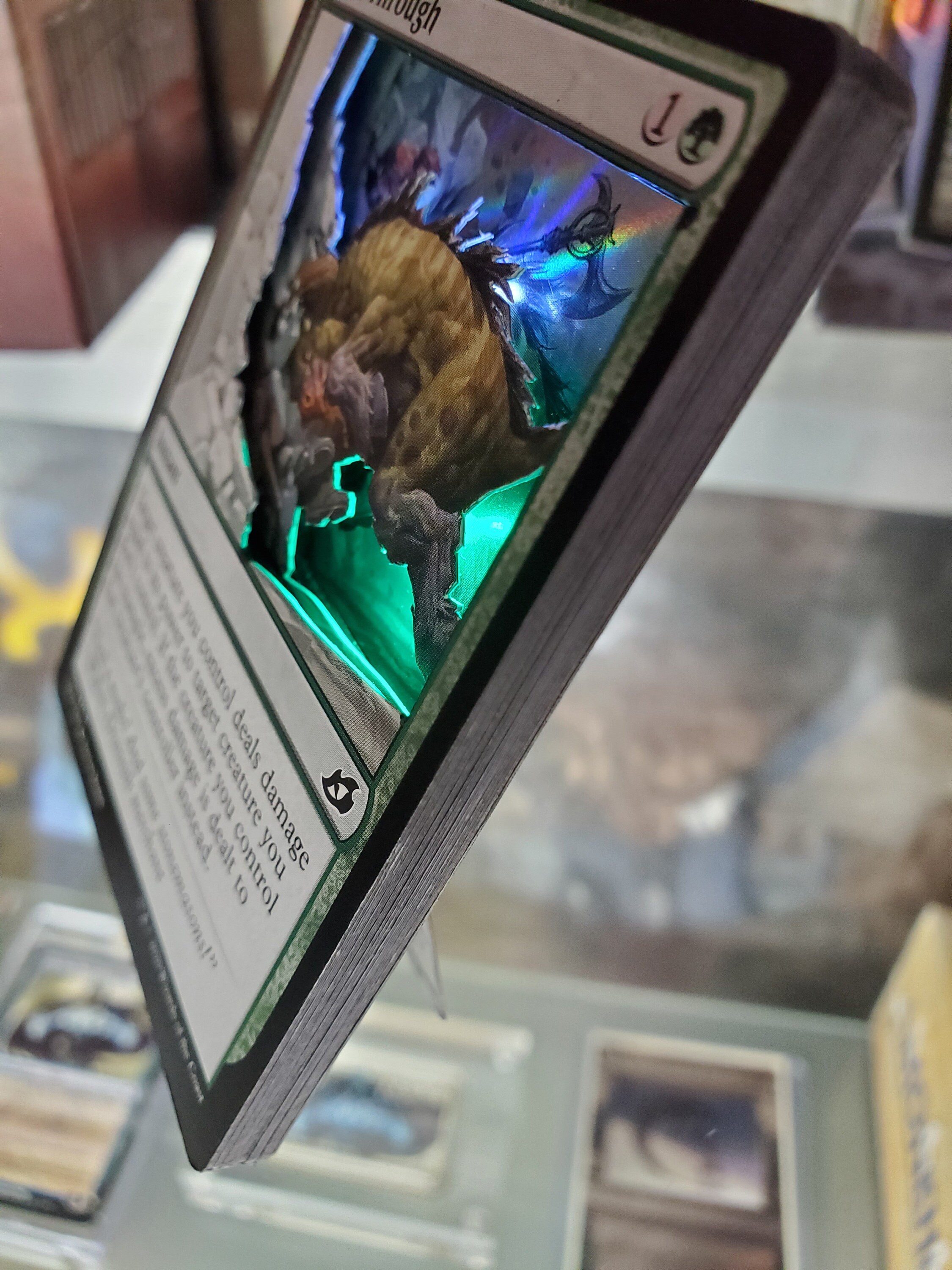 MTG Alter 3D Card Ram Through Ikoria Set Collectible LED Magic the ...