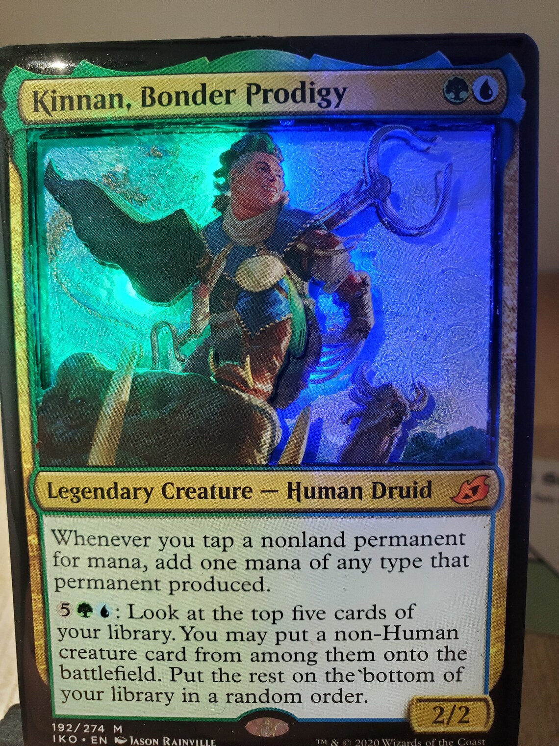 MTG Alter 3D Card Kinnan Ikoria EDH Collectible Display Card - Etsy