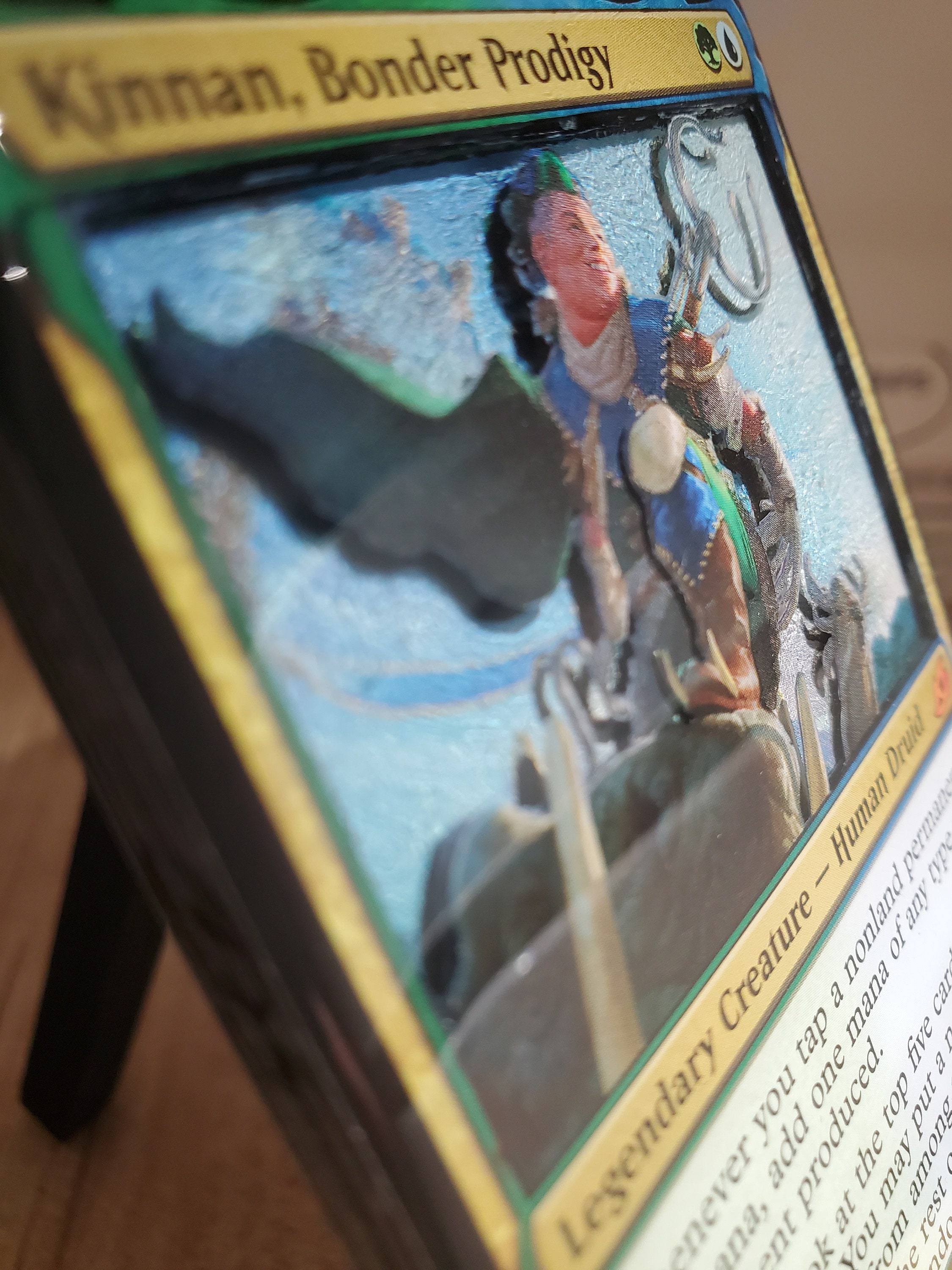 MTG Alter 3D Card Kinnan Ikoria EDH Collectible Display Card LED Lights ...