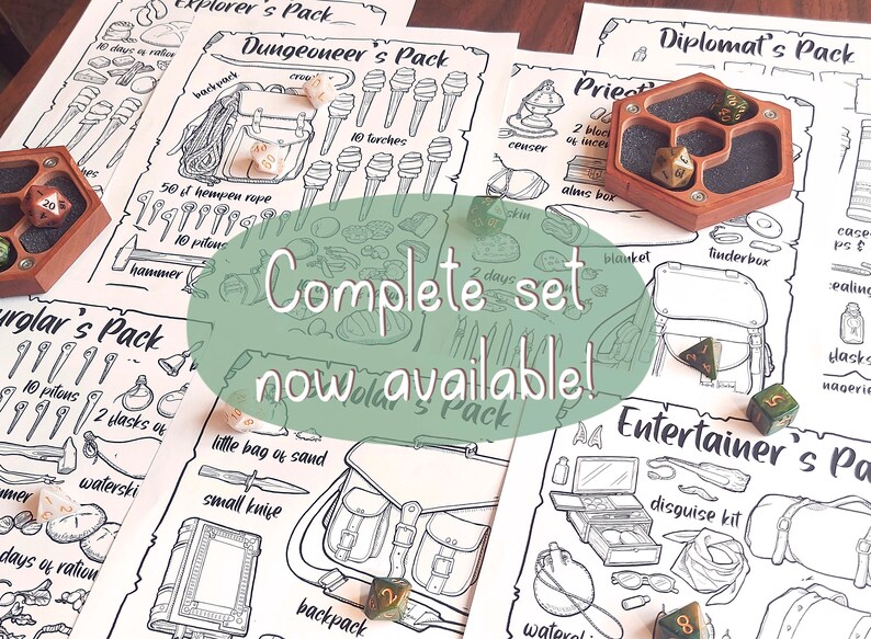 Scholar's Pack Visual Aid Coloring Page Digital - Etsy