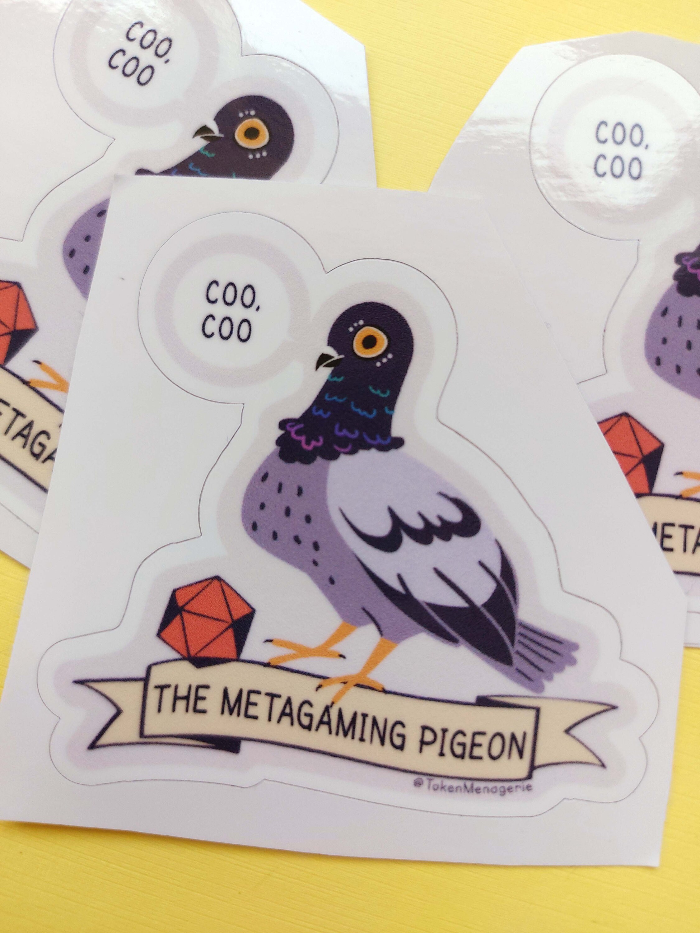 The Metagaming Pigeon Sticker Dungeons and Dragons Meme - Etsy Canada